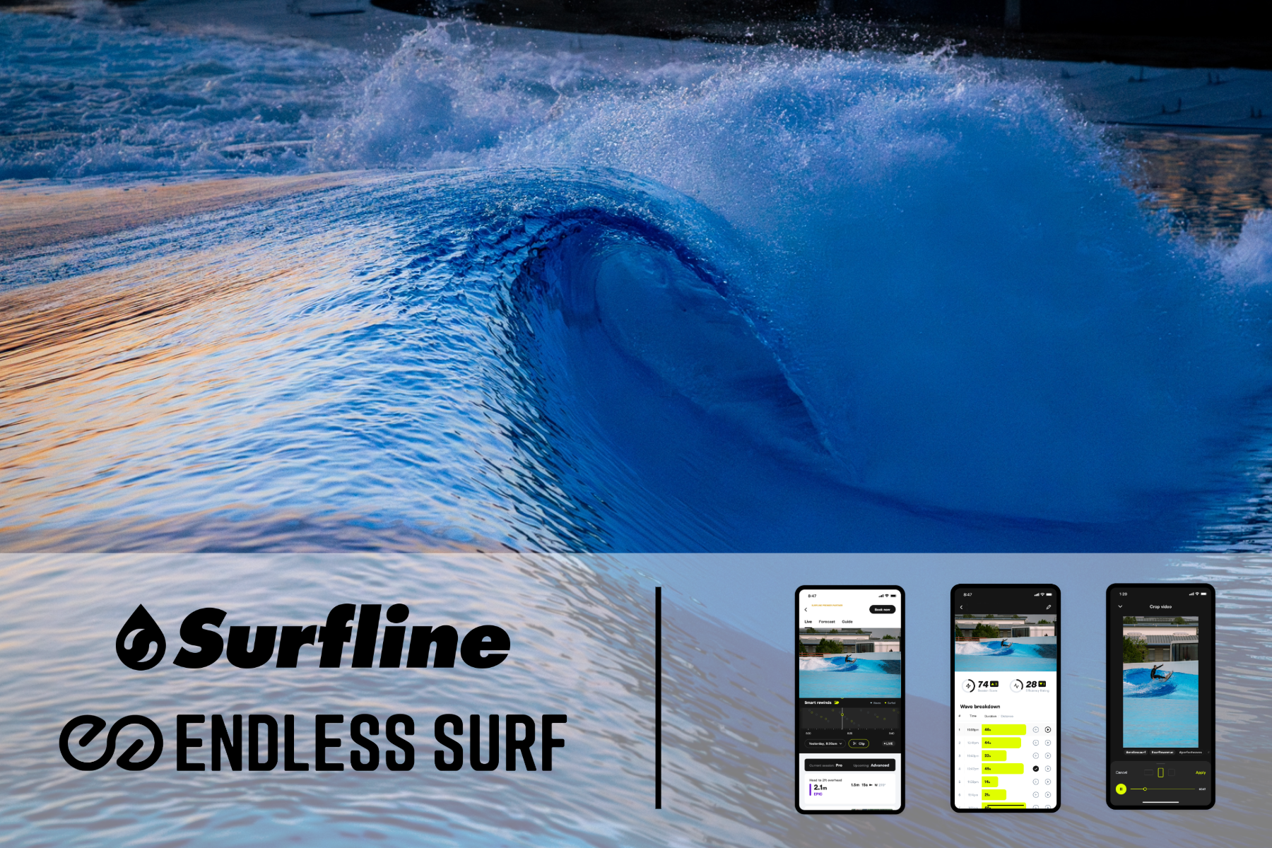 Surfline and Endless Surf Partner to Advance the Wavepool Movement - Surf Park Central